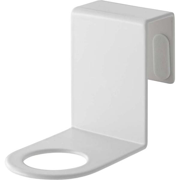 ◆メーカー:山崎実業◆品名:引っかけアルコール除菌ボトルホルダー スマート ホワイト◆品番:5738◆商品サイズ:約W5×D9.5×H7cm◆商品重量:約140g◆品質表示:本体:スチール(粉体塗装)◆付属品:補助リング穴直径:約2.4cm...