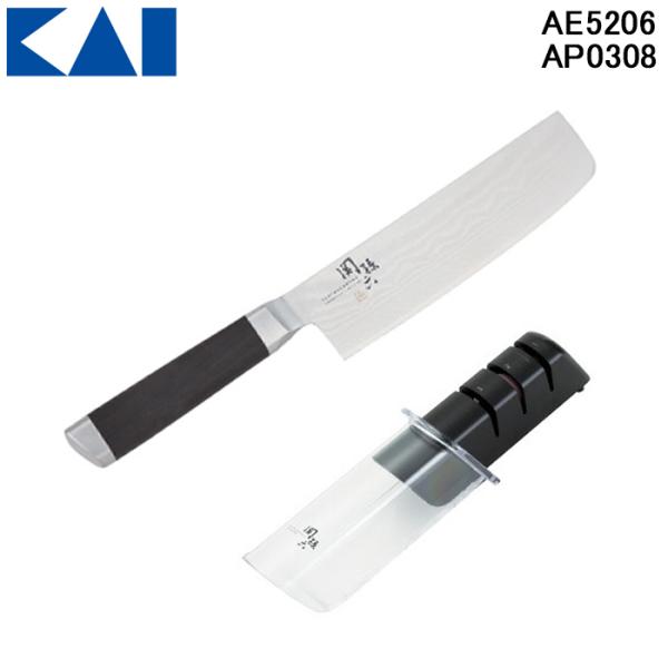 ◆メーカー:貝印◆品名:関孫六 ダマスカス 菜切り包丁 165mm&amp;ダイヤモンド&amp;セラミックシャープナー◆品番:AE-5206・AP-0308 (AE5206・AP0308)※お客様のご都合による商品の返品・交換・キャンセル...