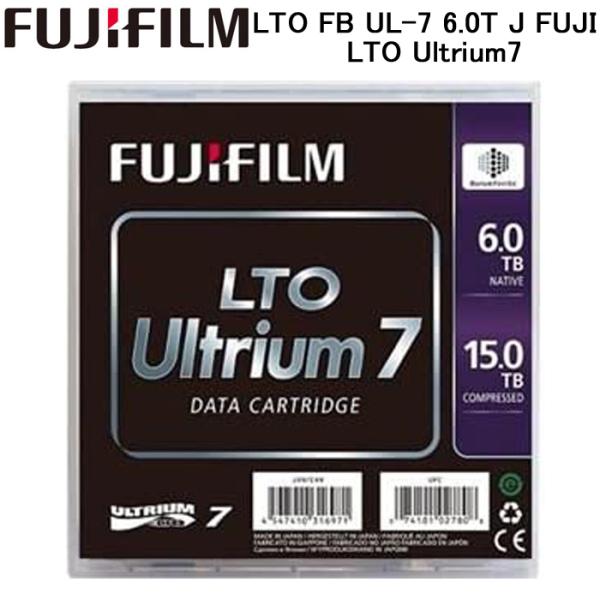 ◆メーカー:富士写真フィルム◆品名:FUJI LTO FB UL-7 6.0T J LTO Ultrium7 データカートリッジ 記憶容量6.0TB(非圧縮時)/15.0TB(圧縮時) 1Pケース入◆品番:LTO FB UL-7 6.0T ...