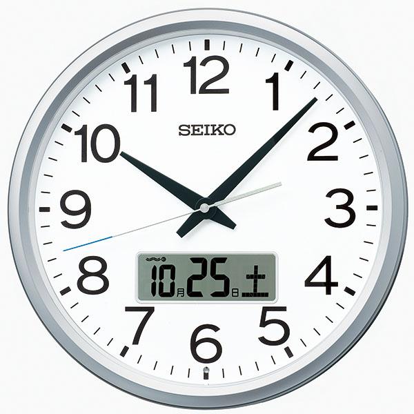 ◆メーカー:セイコー SEIKO◆品名:掛け時計 報時付◆品番:PT202S◆サイズ・重さ:直径350×68mm、1.5kg◆電池:単2(アルカリ)×2、単3(アルカリ)×2◆枠材:プラスチック枠 銀色メタリック塗装◆前面:ガラス◆機能電波...