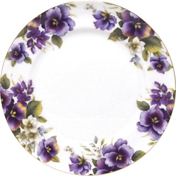 ◆メーカー:エインズレイ◆品名:ワイルドパンジー ティープレート | ギフト 内祝い 贈り物 贈与品 プレゼント お返し◆品番:STCL00002C◆材質:ファインボーンチャイナ◆サイズ:約φ21cm◆〜24/7 Series〜 『24 h...