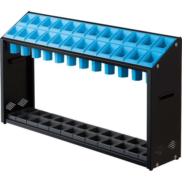 ◆メーカー:山崎産業◆品名:アンブラー オクトN-24 BL◆品番:YA-93L-ID-BL (YA93LIDBL)◆サイズ:幅972×奥行208×高さ540mm24本立◆重量:11kg◆仕様:グリーン購入法適合品再生樹脂塩ビ不使用本体:ス...