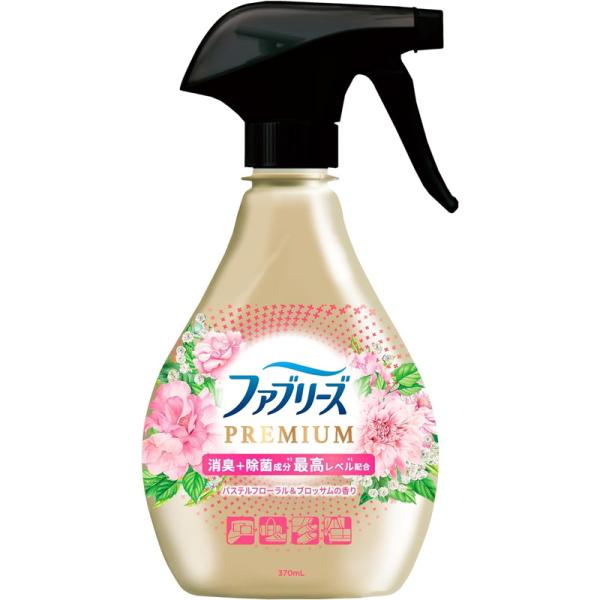 ●消臭成分も除菌成分も最高レベル*のプレミアムシリーズ・金のファブリーズ*ファブリーズシリーズ内において。●漂白剤や洗剤を使って洗いたくても洗えない布製品も徹底消臭●3D浸透除菌*で、繊維の奥まで消臭・除菌成分が浸透。*特定の菌・条件下で試...