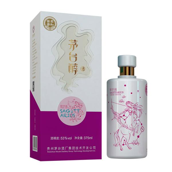 茅台醇  12星座射手座容量　375ml入数　1本　アルコール分　53度JAN code　6931699847277産地　貴州省茅台酒の姉妹品。限定数量販売品。柔らかくまろやかでバランスのとれた味わいが特徴です。後口の良さと香りの余韻も楽し...