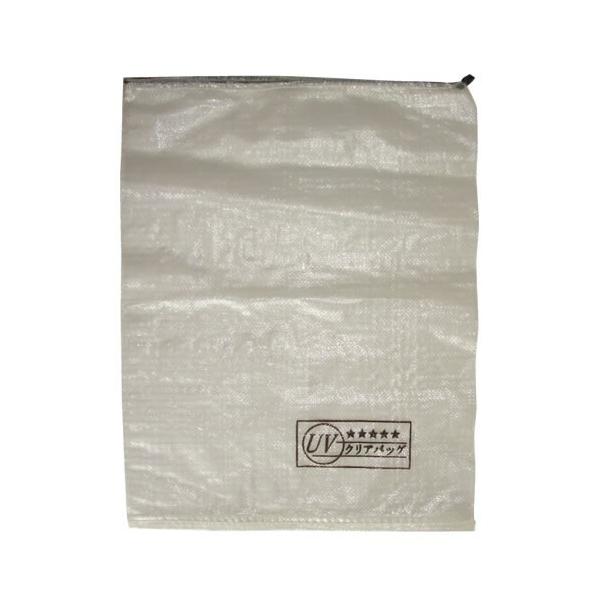 商品名：土のう袋　UVクリアー　PE-109特徴：UV剤の入った、厚手で中身の見えるタイプ用途：金物、クランプ、土のう、ゴミ、ガラ入れ用材質：ポリエチレン他サイズ：約480mm×620mm入数：200枚×5梱包