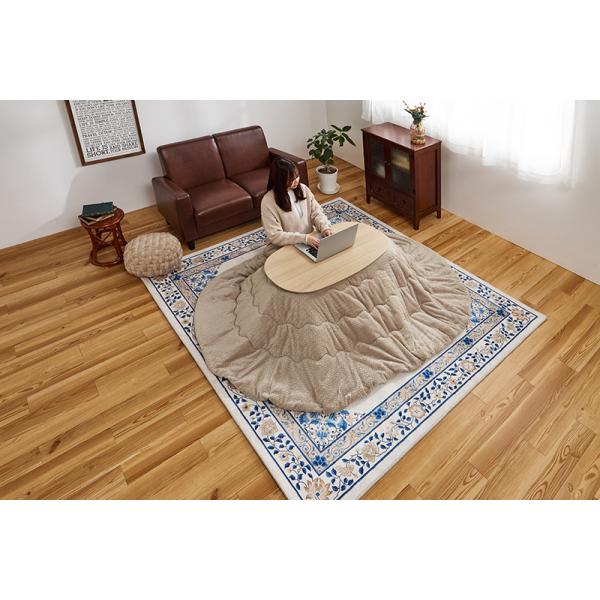 【発売日：2025年07月01日】一人暮らしに最適なコンパクトサイズの折れ脚こたつテーブル。立体感のあるニット柄の掛け布団セット■ 折れ脚■ 天板固定ネジ付【カラー】ナチュラル/ホワイトウォッシュ/ブラウン/ライトナチュラル【サイズ】［こた...