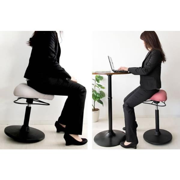 【発売日：2019年09月21日】座面が全方位に8°傾斜するデザインの『プロポーションスツール』ゆらゆら動くことで背中や腰の筋肉を使い、運動ができて脳が活性化傾斜により骨盤がまっすぐになることで背筋が伸び姿勢を矯正デスクワークやミーティング...