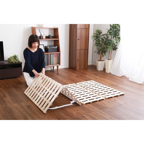 【発売日：2020年06月09日】通気性バツグンのすのこベッド材質はすのこベッドにおける最良の桐材を使用頑丈な耐荷重180kg布団も干せる4つ折りタイプサイズ(約)120x196x2.5cm　(約)5.9kgカラーナチュラル素材天然木：桐そ...