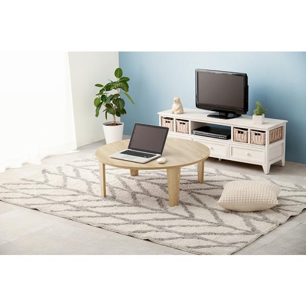 【発売日：2024年03月01日】天然木の素材感を再現したセンターテーブル。隙間に収納しやすい折りたたみ式カラー：ブラウン/ナチュラル/ホワイトウォッシュサイズ：(約)幅88×奥行88×高さ32cm折り畳み フォールディング 軽量コンパクト...