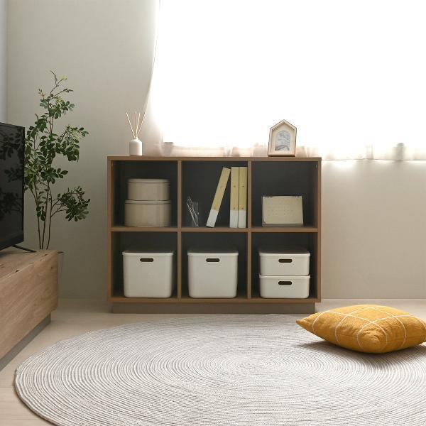 【発売日：2016年10月17日】オープン収納部が6箇所の大容量収納シェルフ。 お気に入りの小物をディスプレイしたり、ファイルやブランケットを収納したりと、マルチに活躍します。収納ボックスとも相性抜群◎ 整理整頓がしやすく、お部屋をいつも綺...