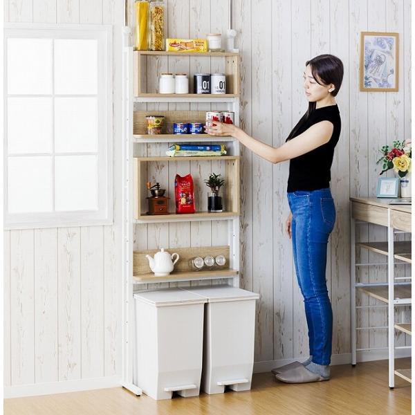 【発売日：2024年08月01日】・突っ張り式でお好きな場所に収納をレイアウトでき、設置場所を選ばない魅せる収納です。・リビング・キッチン・玄関など様々な場所で活用でき、すき間収納としても活用できる万能収納です。・棚とボックスの高さ・場所の...