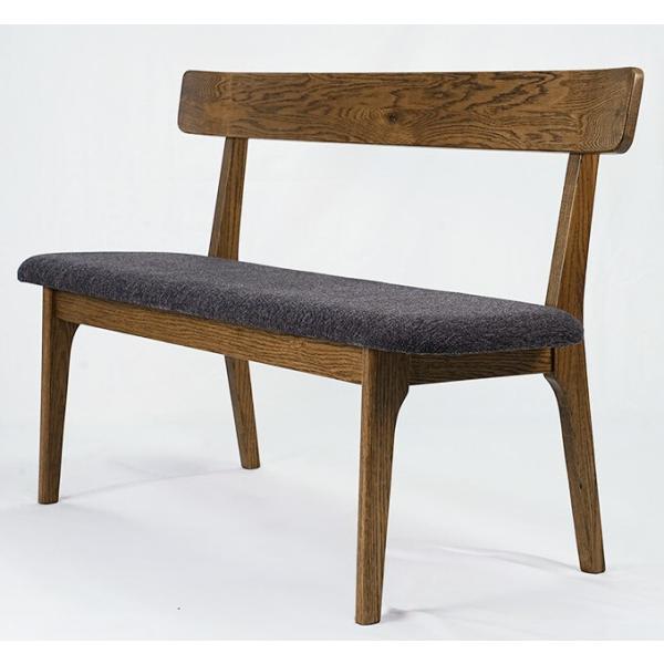 【発売日：2025年11月11日】レッドオーク無垢材を使用した背もたれ付きのダイニングベンチです。節などはあえて埋めず自然な風合いを生かしているので、同じものが一つとしてない商品です（節がない場合もあります）。ウレタンのクッション材を使用し...