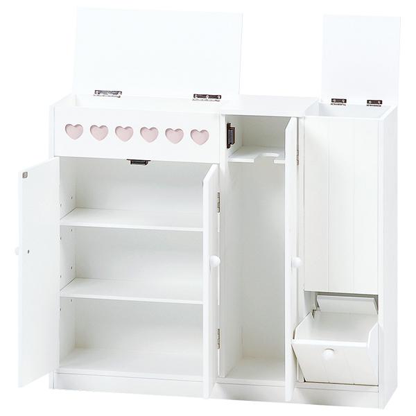 【発売日：2021年02月24日】ペーパーロールやお掃除ブラシなどトイレの小物を清潔スッキリまとめて収納。カラー：ホワイトサイズ：(約)幅60x奥行16x高さ52cm［収納部内寸］(約)幅30x奥行13x深さ8cm［扉内内寸(小)］(約)幅...