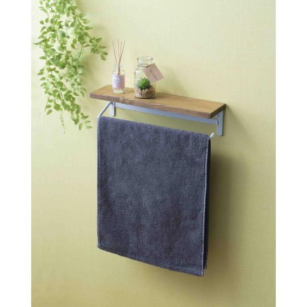 【発売日：2026年03月01日】・天然木とスチールを組み合わせたヴィンテージ風のタオルハンガーです。・完成品なので箱から出して取り付けるだけの簡単作業ですぐにお使い頂けます。・カラーはシックなダークブラウン色と明るいイメージのナチュラルの...