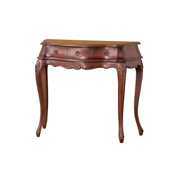 【発売日：2026年03月01日】●高級感の中にも美しさが映えるネコ脚アンティーク調コンソール。●格式あるヨーロピアン調家具。●天然木マホガニーを職人が丹念に手彫りで仕上げたデザインはまさに逸品。※マホガニーとは※世界の高級木材のひとつとさ...