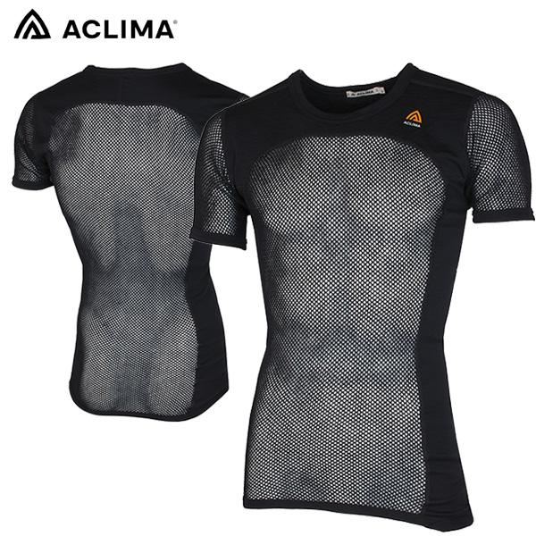 ACLIMAの名を一躍有名にした、ユニークなメッシュ構造をしたメリノウールのT-シャツです。120g/m2ウェイトのメリノウールとポリアミド/エラスティン混紡素材を使用しています。ボディ部分のメッシュ構造は、体表面と衣服のコンタクトポイント...