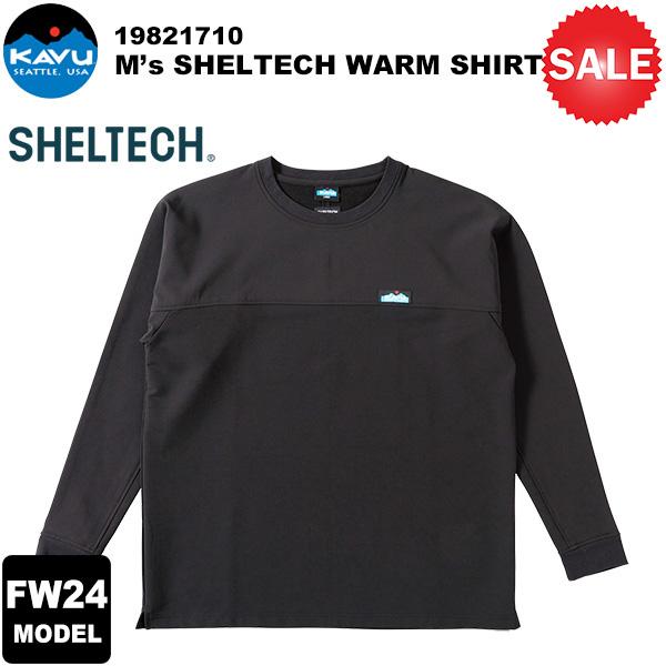 KAVU カブー メンズ シェルテックウォームシャツは機能素材を使った長袖Tシャツです。「太陽と遊ぶ」というコンセプトの元、開発された素材SHELTECH（シェルテック）を使用しています。アーバンライクなシルエットで、街からフィールドまで、...