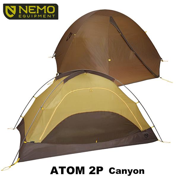 NEMO ニーモ ATOM 2P アトム 2P (キャニオン) 21SS 山岳テント NM-ATM-2P 価格・在庫情報 - キャンプ沼で在庫・最安値をチェック！