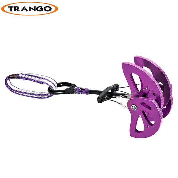 1軸構造により、セット後にカムがずれにくく安定性が高いカムプロテクション。ダイニーマ製のスリングは2重になっており、延長可能。●カラー：パープル●対応レンジ：81〜134mm●強度：12kN●重量：332g