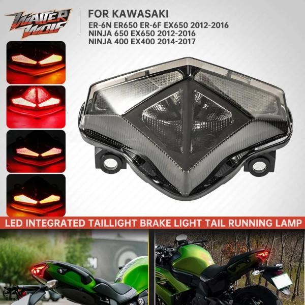 ※こちら商品は海外からの発送となりますので、発送してから到着まで2−4週間ほどお時間をいただいております。Model Name:LED Integrated Tail Brake Stop Light For KawasakiMateria...