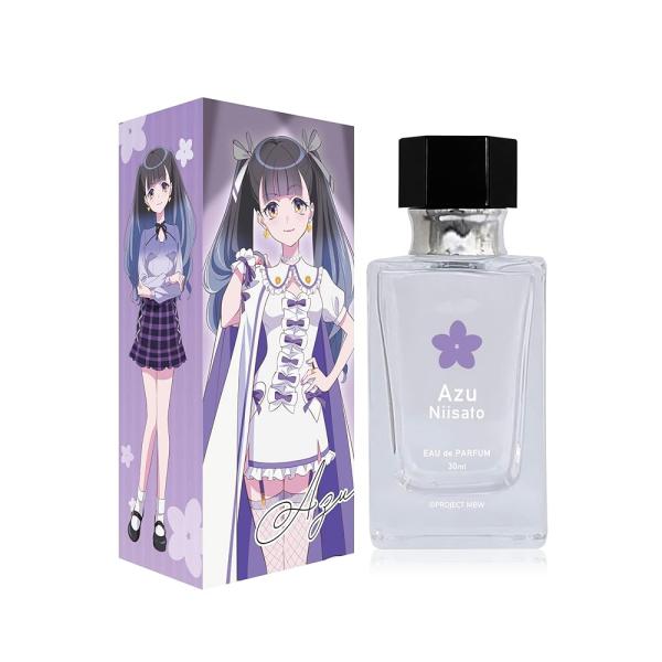 「商品情報」商品紹介担当色は紫。ファッションとコスメが好きな新里アズをイメージした香水です。躍動感のあるジューシーなフルーティーノートが広がるトップノートは、願いを叶えることに、誰よりも熱意があるアズをイメージしています。ミドルノートは洗練...
