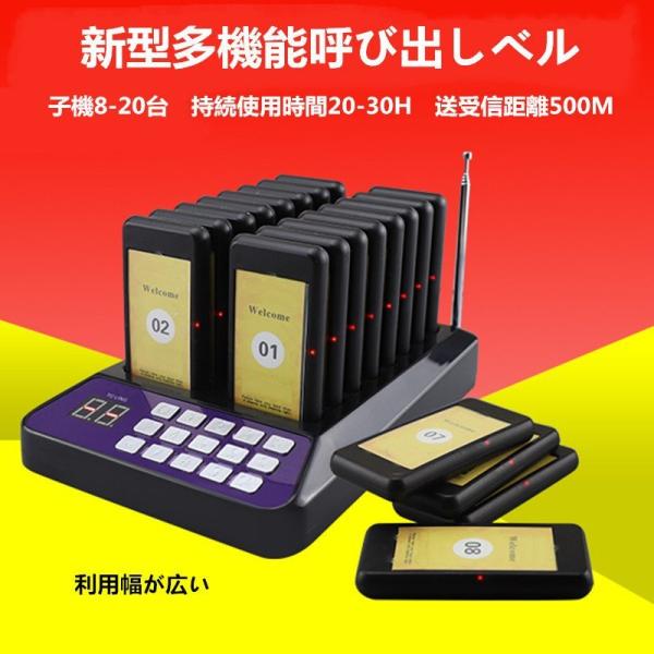 【発売日：2022年03月13日】商品説明カフェ、ファーストフード、フードコートなどで使用されているお客様を呼び出すシステムです。人件費削減やサービス向上にお役立て頂けます。従来品と比べ送受信距離も1000Mと大幅UP！！広い店舗でも安心！...