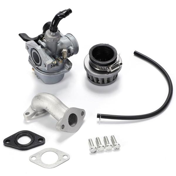 「商品情報」「主な仕様」ホンダ　カブ　ジャズ　モンキー等に適合。社外品汎用タイプの ビックキャブレターです。【商品サイズ（参考】エアクリーナー側外径：35mm　・マニホールド側内径：19mm　・取付ボルトピッチ：48mm　・スロットルバルブ...