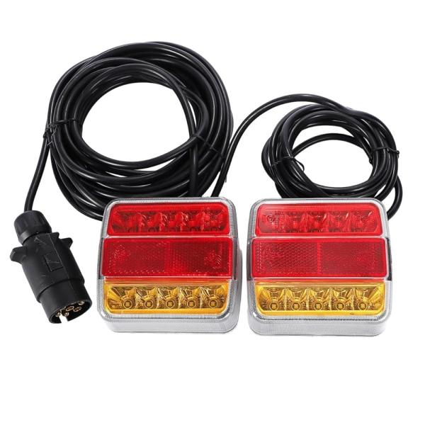 「商品情報」「主な仕様」マグネット式 12V LED テールランプ 左右セット。スモール、ブレーキ、ウインカー、ナンバー灯全てがLEDになった高機能テールランプです。【付属品】 本体・ケーブル（本体に付属） ※取扱説明書は付属しておりません...