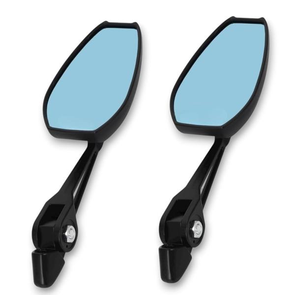 「商品情報」バイク ミラー アルミ 左右セット 汎用タイプ 角度調整可 GB350S GSX400 CB400SF SR400 Z400 ZRX1100 ZRX1200 XJR1200 XJR1300など対応　社外品【セット内容】ミラー左右...