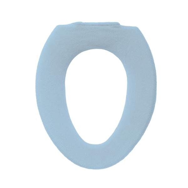 ブルー/O型便座カバー/83609・Color:ブルーSize:O型便座カバー・パッケージ個数:1・対応便座タイプ：O型・本体重量：約55g・素材：(表糸)アクリル100% (芯糸)ナイロン91% ポリウレタン9%・日本製・抗菌防臭加工