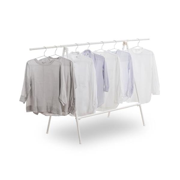 ワイドタイプホワイト/ワイド/FSA-120SR・Color:ホワイトStyle:ワイドタイプ・パッケージ個数:1・見た目も機能もシンプルに。ふとんも洗濯物も、パッと広げてサッと使える。ひとり暮らしにも最適なふとん干し。・RENEWAL脚部...