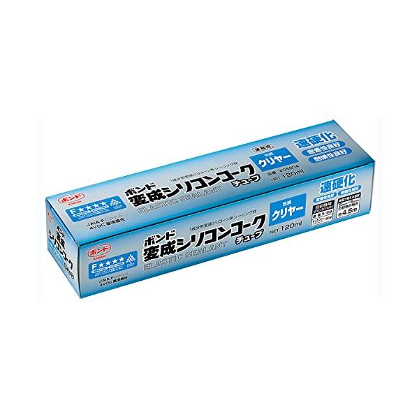 1本クリヤー/-/-・Style:1本・パッケージ個数:1・成分:変成シリコン樹脂・クリヤーなので施工部の色を気にせず使用可能で、施工後に塗装ができる。・表面硬化が速く、下地材料への接着性に優れる。・耐候性に優れている。・はっ水汚染(しみ出...