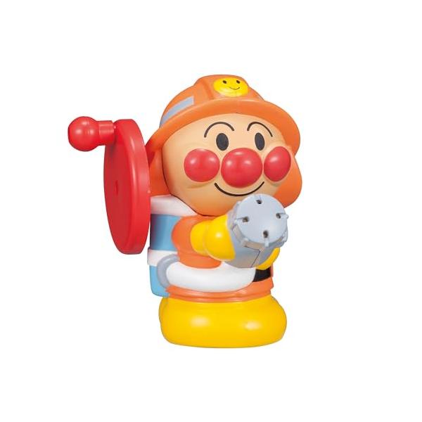 マルチカラー/94×105×85ｍｍ/-・(C)やなせたかし/フレーベル館・TMS・NTV・対象年齢:1才以上・ハンドルをまわすと水がぴゅーと飛び出す・お風呂でたのしく水かけっこを楽しもう・放水口を回転させると、1本放水→4本放水に切り替え可能