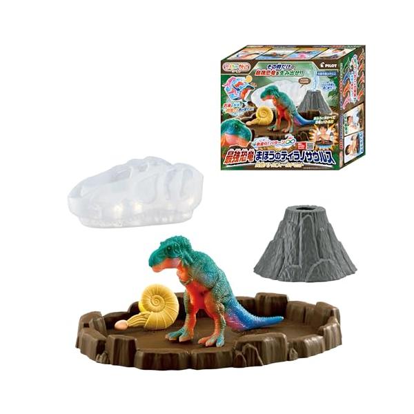 オレンジ/-/1861735・その時だけの最強恐竜を生み出せ・対象年齢：3歳以上・セット内容：まほうのティラノサウルス、バトルフィールド、まほうのクリスタルスカル、まほうのアンモナイトチップ、水ふき火山、収納ネット