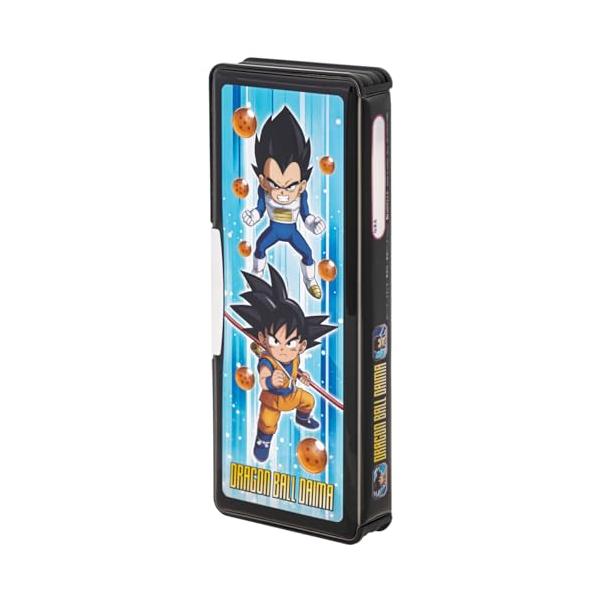 筆箱ドラゴンボールダイマ/-/487270001・パッケージ個数:1・仕様両面開き・仕様鉛筆ホルダー６本対応・付属鉛筆削り・本体サイズ幅9.5cm×高さ24.5cm×奥行3.5cm・特長安心の日本製