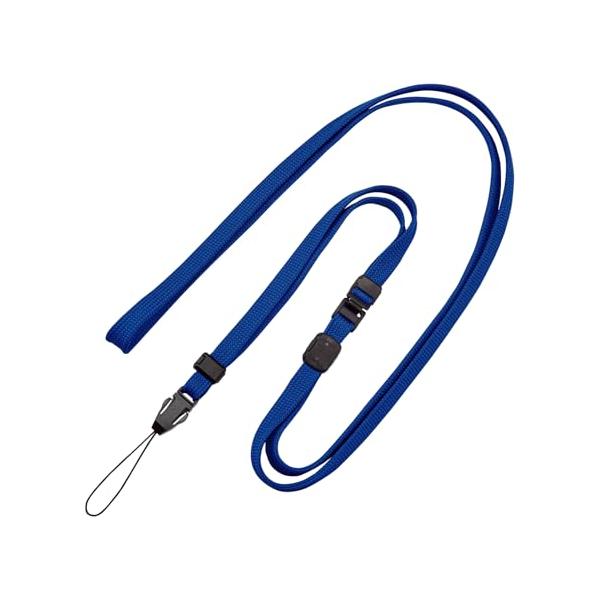 1個ブルー/紐サイズ(全長1600ｍｍ)/NX-207P-BU・Color:ブルーStyle:1個・パッケージ個数:1・ハンディターミナルや携帯端末に最適なロングストラップです。・ひもサイズ長さ約90〜160cm、幅約10mm・材質ひも：再...