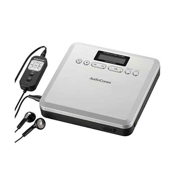 シルバー/幅140×高さ29×奥行140mm/CDP-400N・パッケージ個数:1・レジューム機能搭載で語学学習に便利です・手もとで操作できるコントローラーなど、使いやすい機能が充実・乾電池とUSBの2電源対応（microUSB端子付）・プ...