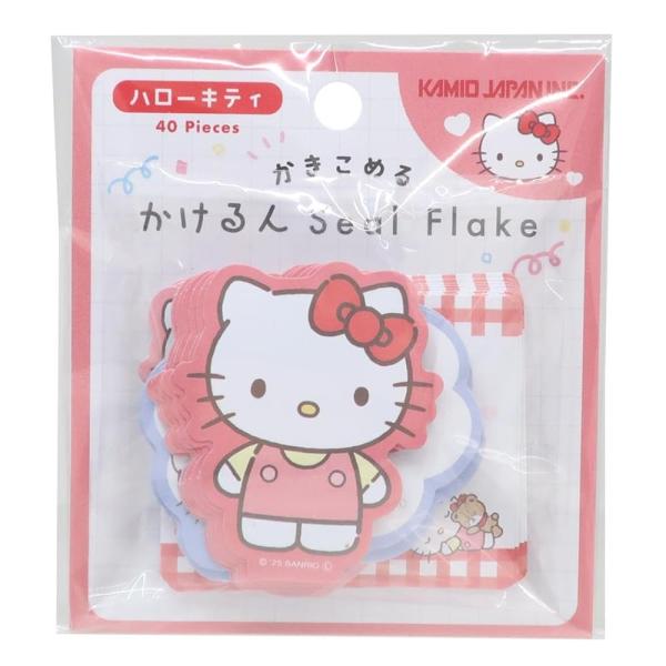 「商品情報」大人気サンリオキャラクターのキュートなステーショナリーシリーズこちらはアルバムや手紙をデコレーションするのに便利な[かきこめるかけるんシールフレーク]鉛筆でも書き込めるので使い方がグンと広がります。色紙やラッピング、手紙などにも...