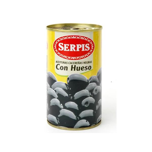 セルピスのオリーブは、質の良さに自信あり厳選された「カセレス種」使用！肉厚！完熟ブラックオリーブを楽しもう！種ありタイプ、ビニールパックに入りの使いきりサイズ！オリーブの旨みをいかすため、塩気はしっかりあります！【使い方】おつまみに、生ハム...