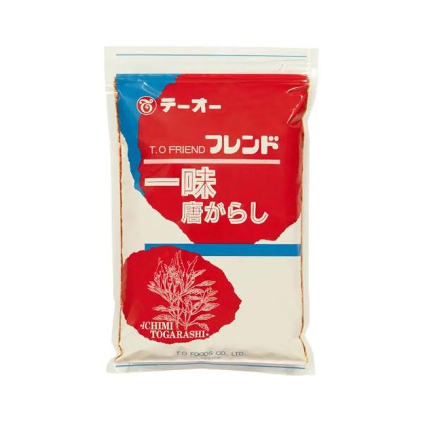 三鷹種の唐がらしを原料に作られた徳用タイプの一味唐がらし。