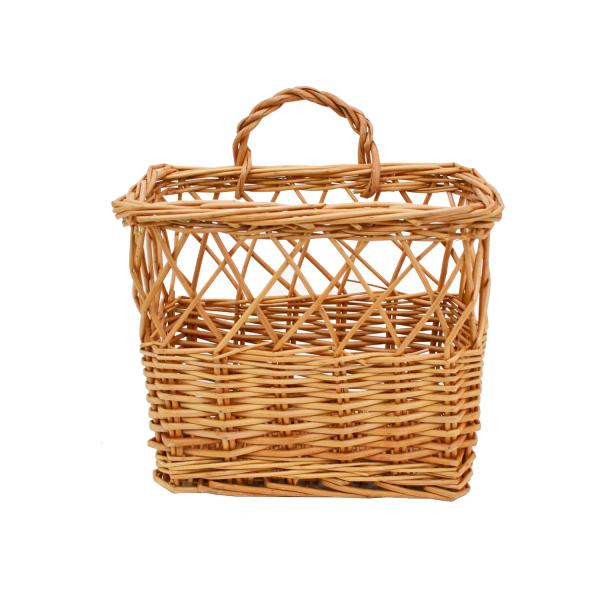 ウィロー レターラック S ウォールバスケット天然素材のおしゃれなレターラック。状差し。柳素材のナチュラルな風合いがかわいいウォールポケット。葉書き、はがき、手紙、書類の収納に。ドライフラワーやエアプランツ、小物を入れたりと用途によって様々...