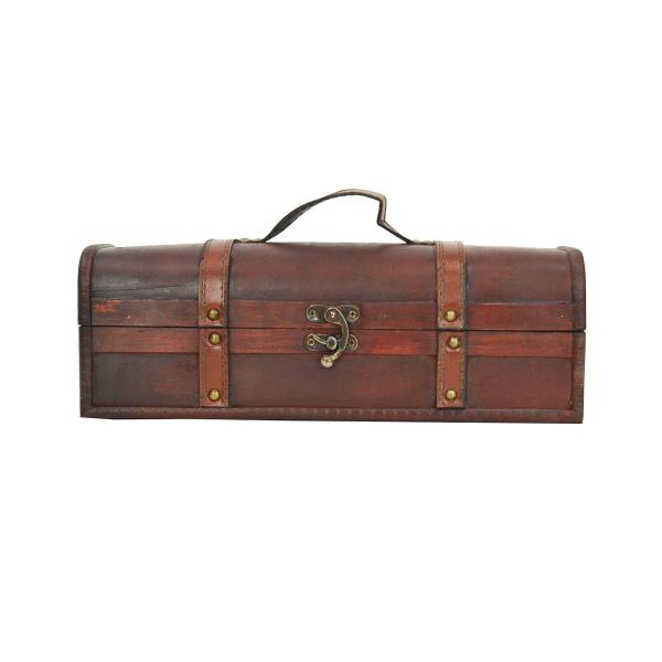 アンティーク風レトロなトランクです。宝箱としては珍しい、明るい色のライトブラウンに仕上げ、海賊の宝箱をモチーフに、かっこよくリアルに作りました。横長タイプおもちゃ箱、アクセサリーケース、ジュエリーボックス、小物入れ、ソーイングボックス、キー...