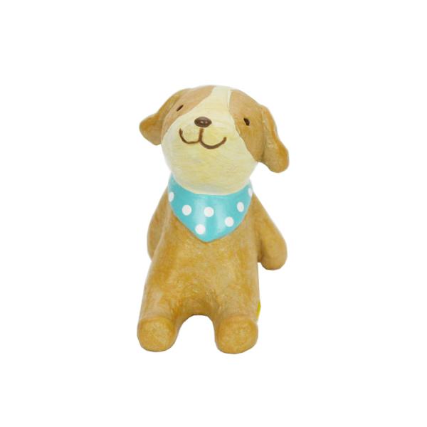 ノーティーアニマルマスコット[ ブラウンドッグ ]人気のレジンマスコットシリーズ♪ほっこりかわいい動物がお座りしています。どこに置いてもかわいいミニチュアマスコット◎置物として庭やおトイレを始め、お部屋の窓辺、鉢の中、オフィスの机、車の中で...