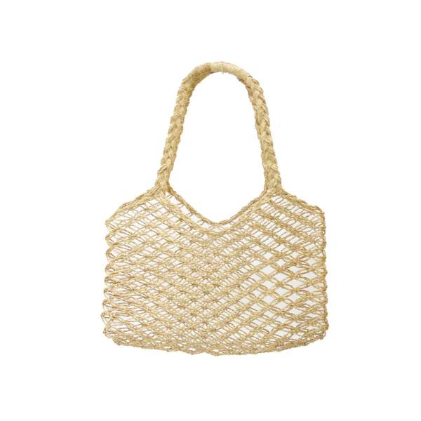 kok コック 編み柄バッグ かごバッグコックと呼ばれる草、素材で作られたかごバッグ。とても丈夫で軽さと強度を兼ね備えています。透かし編みのデザインがおしゃれです。熟練した職人により丁寧に編まれている製品です。中身が見えて、荷物が迷子になり...