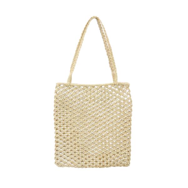 kok コック 編み柄バッグ ショルダーかごバッグコックと呼ばれる草、素材で作られたかごバッグ。とても丈夫で軽さと強度を兼ね備えています。透かし編みのデザインがおしゃれです。熟練した職人により丁寧に編まれている製品です。中身が見えて、荷物が...