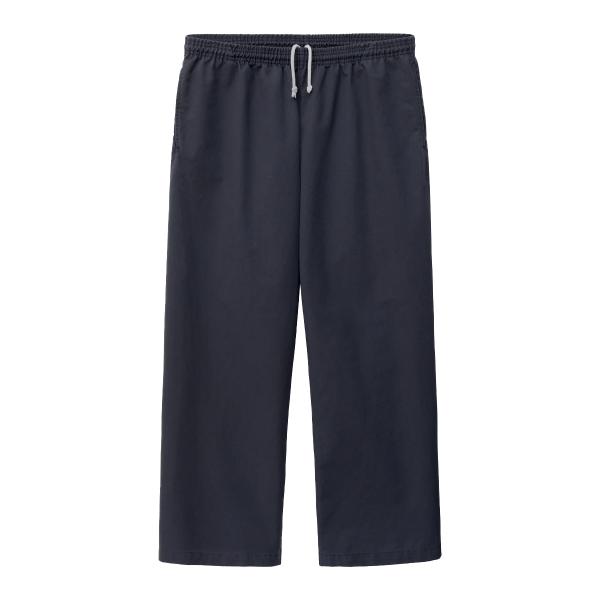 ・素材コットン50％/ポリエステル50%・サイズS ウエスト〜86cm 股上30cm レングス74cm ワタリ33cm 裾幅26cmM ウエスト〜90cm 股上31cm レングス74cm ワタリ34cm 裾幅27cmL ウエスト〜96cm ...