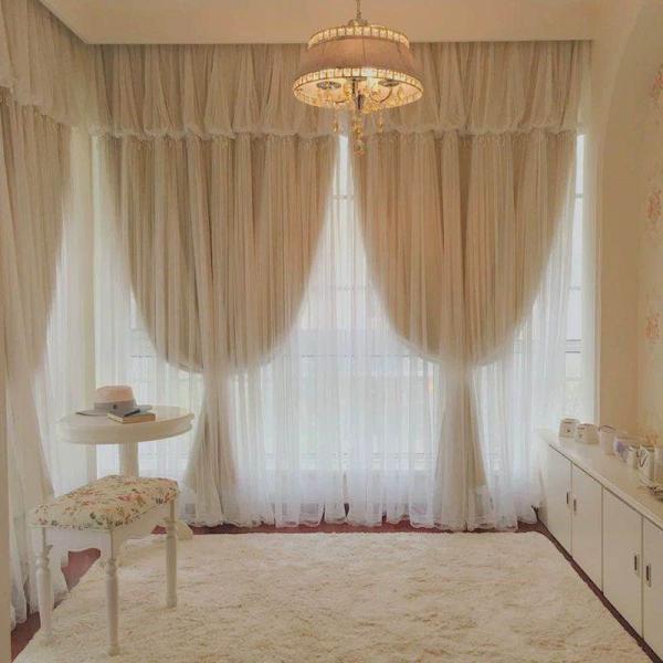 フリルカーテン【遮光生地と仕様】商品2 枚サイズ：           横100CM縦110CM  *2 枚　 (横150-250cm縦　95-110の窓対応)           横100CM縦135CM  *2 枚   (横150-25...