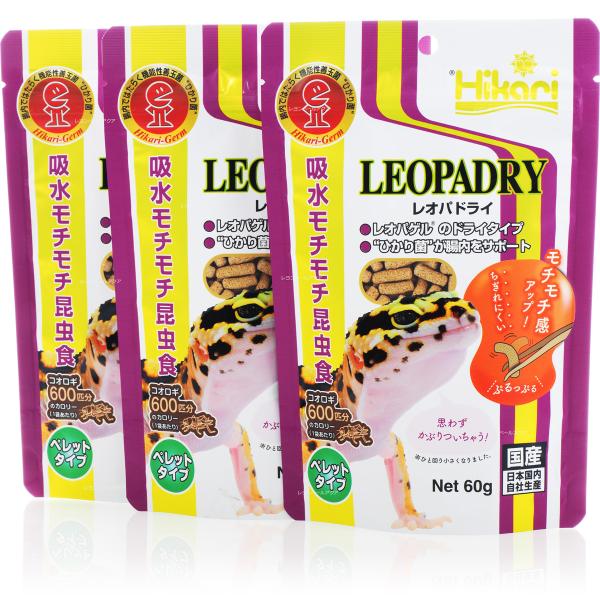 注文や問い合わせる際、当店の会社概要、お買い物ガイドを必ずお読みください。レオパゲルのドライタイプが登場！昆虫食爬虫類の総合栄養食・・・ヒョウモントカゲモドキ累代繁殖の実績をもつレオパゲルの配合をベースとした、昆虫食爬虫類の総合栄養ペレット...