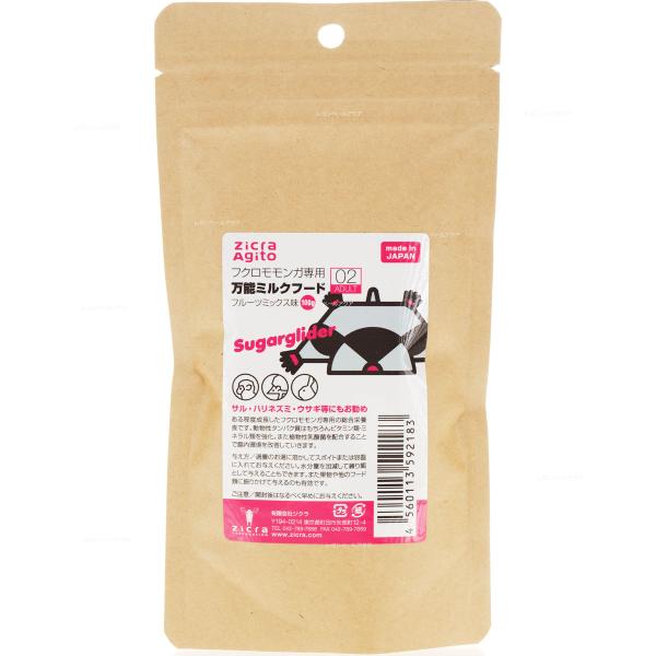 注文や問い合わせる際、当店の会社概要、お買い物ガイドを必ずお読みください。ジクラアギト 万能モモンガミルク ヤングアンドアダルト フルーツミックス味の後継商品です。ハリネズミ・リス・ウサギ等にもお勧め ある程度成長したフクロモモンガ専用のミ...
