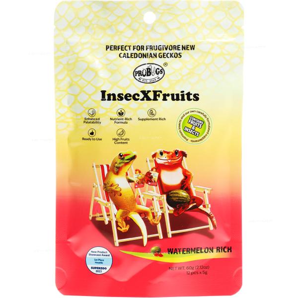 注文や問い合わせる際、当店の会社概要、お買い物ガイドを必ずお読みください。フルーツと生のミルワームを高配合してそのまま調理した、風味豊かで栄養バランスの良いペースト状フード。ミツバチのスタミナ源であるビーポーレンを配合。・内容量：60g（5...